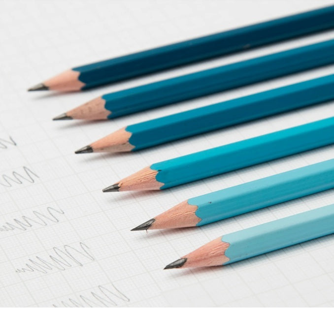 Gradient Pencils Blue – Watts Gallery